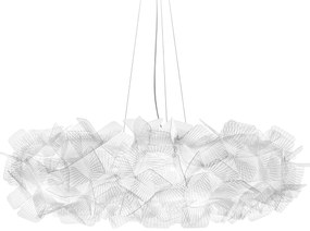 Slamp Clizia large Pixel, designové svítidlo s čirým kabelem, 3x12W E27, prům. 78cm