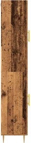 Vysoký bufet 2 ks Staré dřevo 69,5 x 34 x 180 cm 3334346
