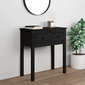 vidaXL Konzolový stolek 70 x 35 x 75 cm masivní borové dřevo [814612] Barva: Přírodní