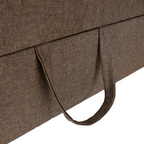 Sedací souprava, látka šedohnědá Taupe, SEGORIA LUX