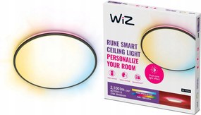 Stropní Svítidlo Led Stropní Svítidlo na omítku 21W Bílá Rgb Černá Smart WiFi WiZ