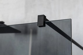 Gelco VARIO BLACK sprchová zástěna 130 x 200 cm jednodílná k instalaci ke stěně černá sklo matné GX1413GX1014
