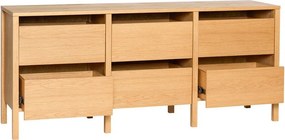 Komoda v dekoru dubu v přírodní barvě 150x65x40 cm Forma – Hübsch