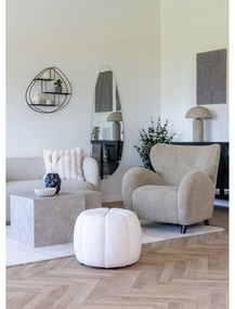 House Nordic Pouf PAISLEY bílý