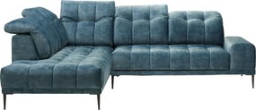 XXXLutz ROHOVÁ SEDAČKA, textil, modrá Stylife - Sedací soupravy - 000553008302