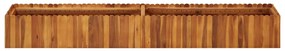 vidaXL Zahradní vyvýšený záhon 200 x 30 x 25 cm masivní akáciové dřevo