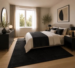 Ayyildiz, Kusový koberec Ata 7000 anthracite, 60x100, šedá, obývací pokoj