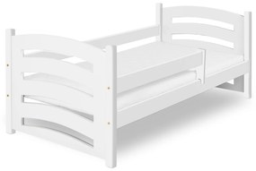Dětská postel Mela 80 x 160 cm, bílá Rošt: Bez roštu, Matrace: Bez matrace
