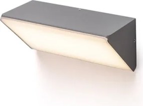 Svítidlo RENDL ANDANTE nástěnné antracitová matný akryl 230V LED 21W IP65 3000K R13504