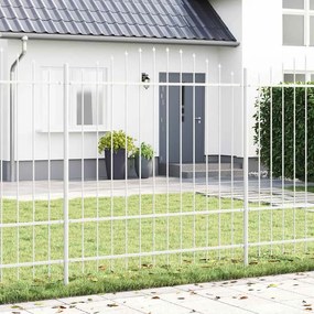Zahradní plot WOERDEN 2 ks 170 x 215 cm Práškově lakovaná ocel 3360140