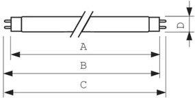 Zářivková trubice Philips MASTER TL-D FOOD 36W/79 T8 G13 teplá bílá 3800K