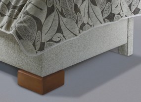 NEW DESIGN postele Čalouněná postel QUATRO s dlouhým čelem a úložným prostorem, 80×200 cm Velikost postele: 80 × 200 cm, Strana: Pravá