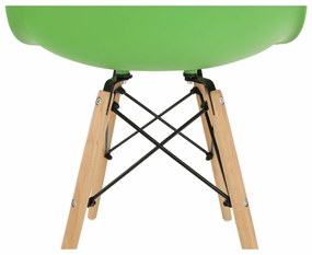 Židle, zelená / buk, CINKLA 3 NEW
