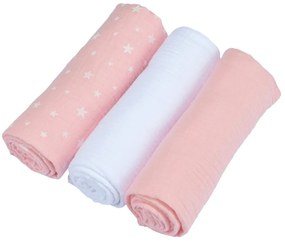 Mušelínové pleny 3 ks – Bébé Douceur