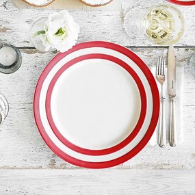 Talíř jídelní 25cm Red Stripes - Cornishware