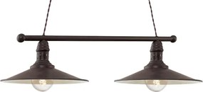 Brilagi - Lustr na lanku FORGE 2xE27/60W/230V hnědá