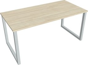Kancelářský stůl jednací Hobis UJO1600, deskaakát, černá černá
