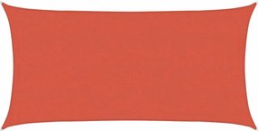 Stínící plachta 160 g/m² cihlová 4 x 7 m HDPE 311355