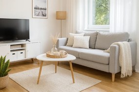 Noela Odkládací stolek SCANDIA 55 bílý