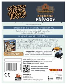 Stezky tukanů: Rozšíření přívozy