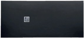 Gelco sprchová vanička obdélníková - profilovaná černá, MITIA 120×70 PMC12070