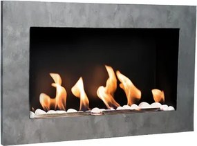 BIOFLAME biokrb Easy S Open Imitace beton 65x40 cm