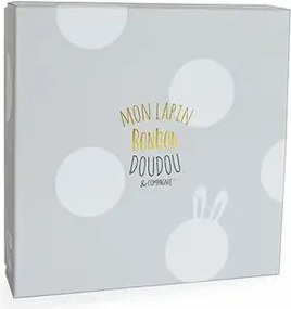 Doudou Dárková sada - Plyšový králíček krémový 26 cm / od 0 let