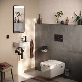 Hansgrohe AddStoris, držák na WC kartáč nástěnný, matná černá, HAN-41752670