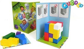 BONAPARTE DŘEVO Hra kostky dřevěné Qubolo 3D *SPOLEČENSKÉ HRY* bn07888
