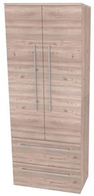 Mereo Mereo, Bino, koupelnová skříňka vysoká 163 cm, dvojitá, Multidecor, CN699DNLS