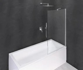 Polysan Modular Shower - Vanová zástěna jednodílná 750x1500 mm, leštěný hliník/čiré sklo BMS1-75