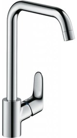 Vima Dřezový set Hansgrohe 3/C- Granitový dřez, 1,5 sektoru, 96x48cm, Šedá + Dřezová baterie Hansgrohe Focus