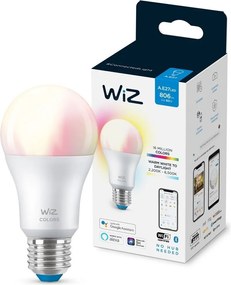 Wiz colors 8718699787059 inteligentní led žárovka e27 | 1x8w | 806lm | 2200-6500k | rgb