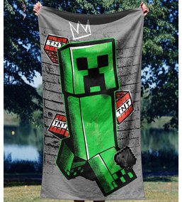 Dětská osuška Minecraft Creeper King