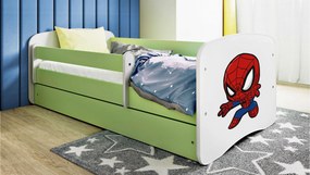 XXXLutz POSTEL PRO DĚTI A MLÁDEŽ 80/160 cm, zelená, bílá MID.YOU - Dětské pokoje sestavy - 002142000289