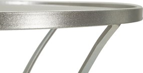 Odkládací stolek Trixy 56 cm stříbrný