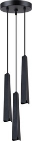 Sollux Lighting Závěsná lampa PRYSM 3P černá