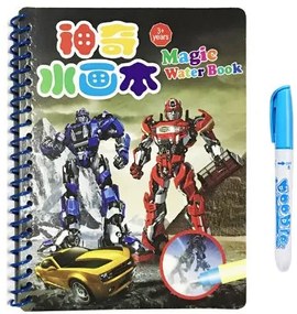 Montessori Magic Book vybarvovací knížka - Disney a jiné filmové motivy Varianta: Transformers