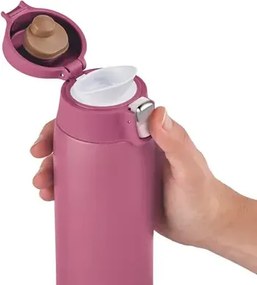 Emsa TRAVEL MUG light 0.4 l růžová / Termohrnek / nerezová ocel