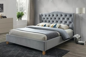 Casarredo - Komfort nábytek Čalouněná postel ASPEN VELVET 180x200, šedá