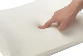 POWERTON Ergonomický polštář ERGO NUVIA šedá / PU pěna / snímatelný po