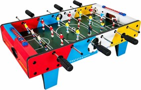 LEAN Toys Mini stolní fotbal – stolní hra na zručnost se 2 míčky, 69 cm
