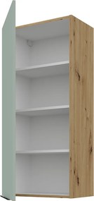ARIA st | horní skříňka 50 G-108 1F policová | 50 cm | EXTRA VYSOKÁ | ANTI FINGERPRINT povrch | artisan/aquamarine