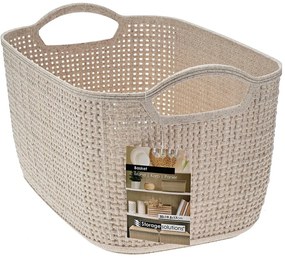 Úložný koš Beige3, 19x17x30 cm