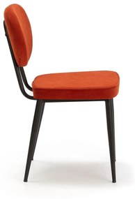 Oranžové jídelní židle v sadě 2 ks Zenit – Marckeric
