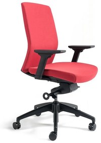 Office Pro Kancelářská ergonomická židle BESTUHL J2 BP — více barev, bez podhlavníku Červená 202