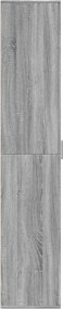 Skříň highboard šedá sonoma 60 x 35 x 180 cm kompozitní dřevo 3276670