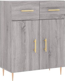 Skříň highboard šedá sonoma 69,5 x 34 x 180 cm kompozitní dřevo 3200511