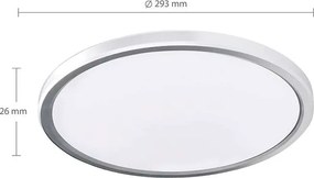 LED stropní světlo odolné vůči vlhkosti WO826 - průměr 30 cm, bílá