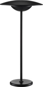NV 9492441 Venkovní stolní lampa FABIO černý litý hliník a matný akryl LED 2W 3000K 5V DC 83st. IP54 vypínač na těle / USB kabel - NOVA LUCE
